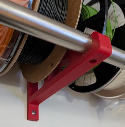 wall hanger spool filament shelf rack by leonard.dary - MakerWorld