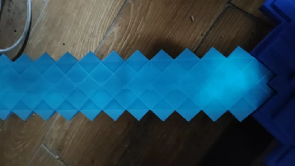 Minecraft diamond sword, glow-in-the-dark by ZH002 MakerWorld: Download ...