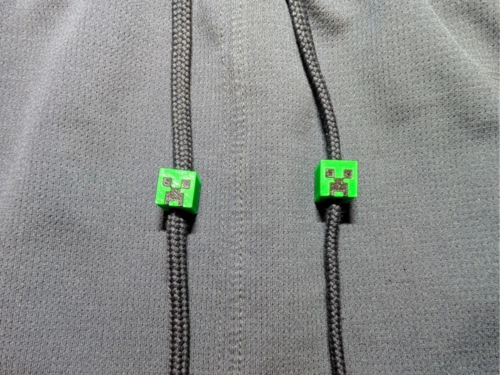 Minecraft Creeper Drawstring Charm by sidbarret007 MakerWorld: Download ...