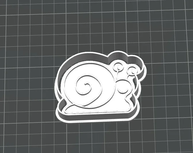 snail cookie cutter - Free 3D Print Model - MakerWorld