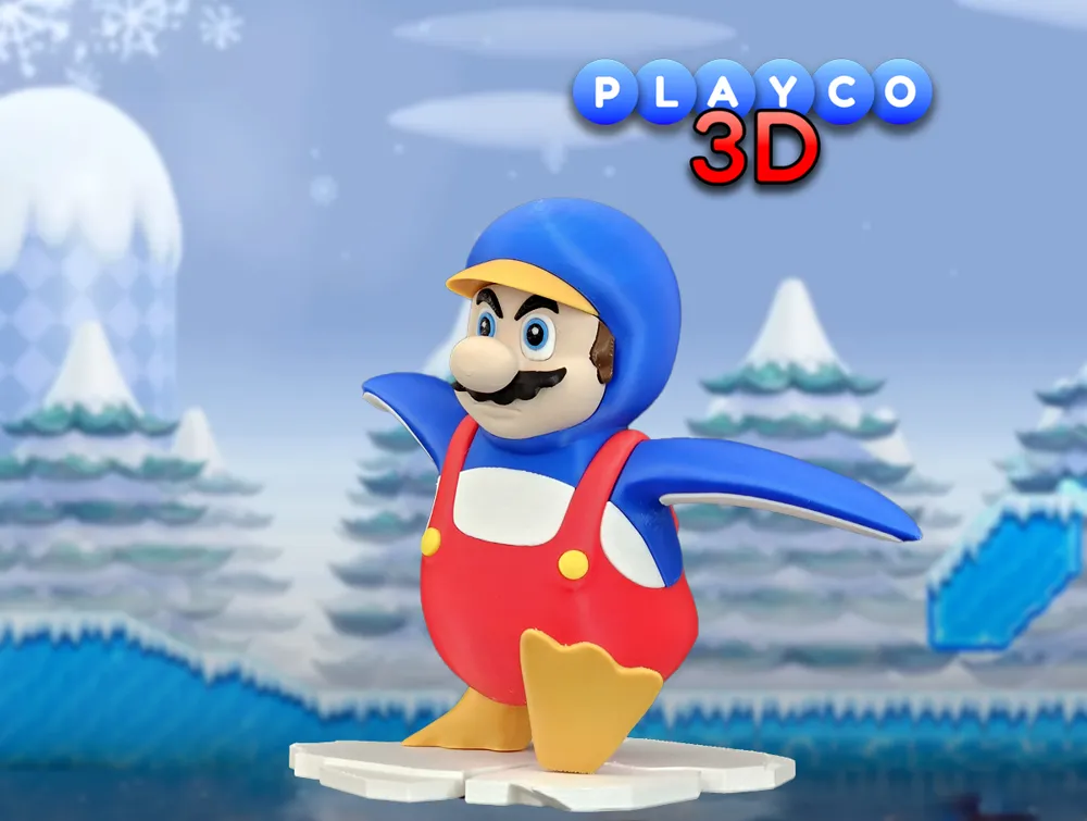 Penguin Mario - Multi Part by Playco3D MakerWorld: Download Free 3D Models