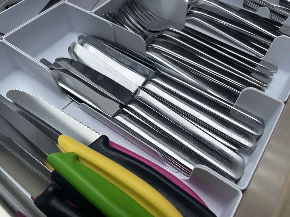 Gridfinity Kitchen Drawer (Parametric) Remixed by Trinitor MakerWorld ...