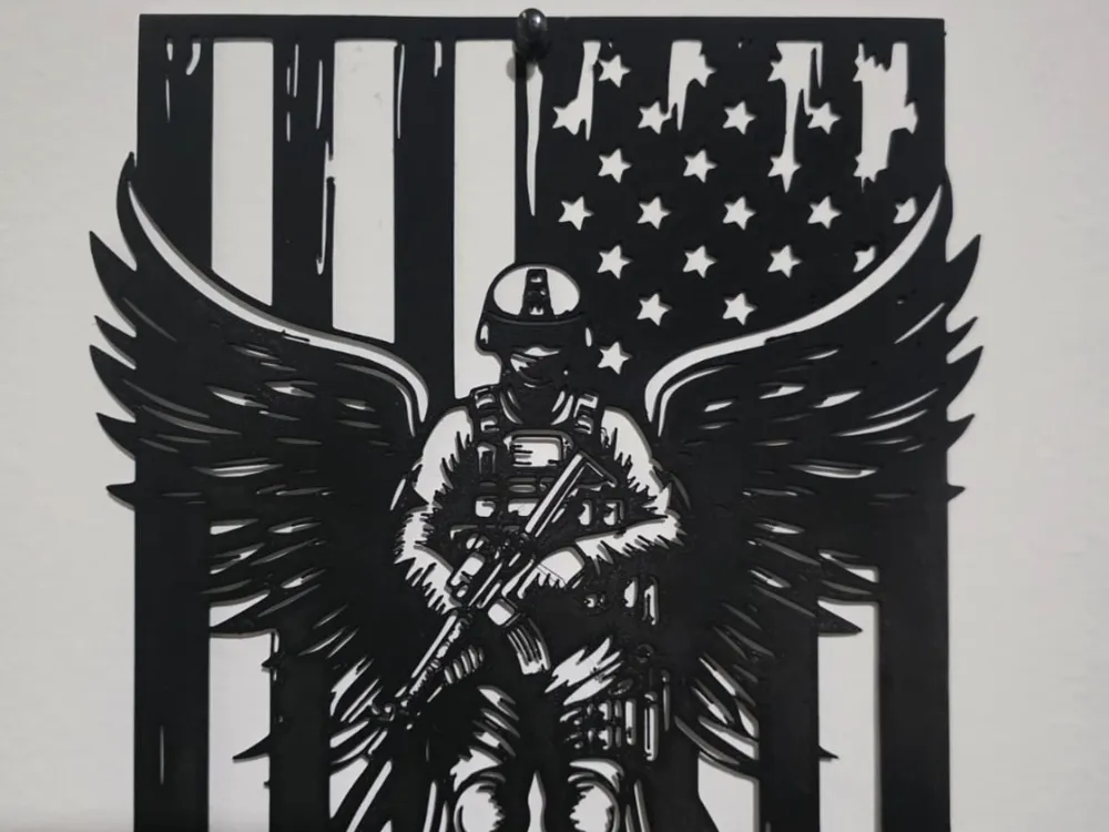 US warrior by Mario Testa MakerWorld: Download Free 3D Models