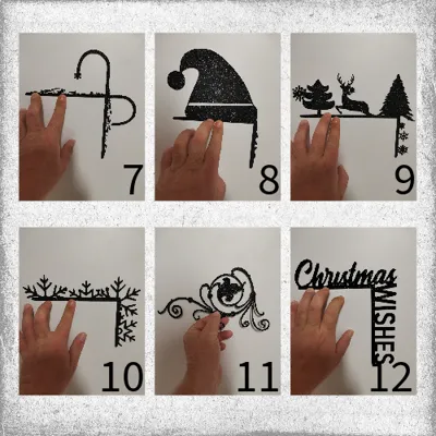 Christmas door corner decor (24 pieces) by BT3D printing - MakerWorld