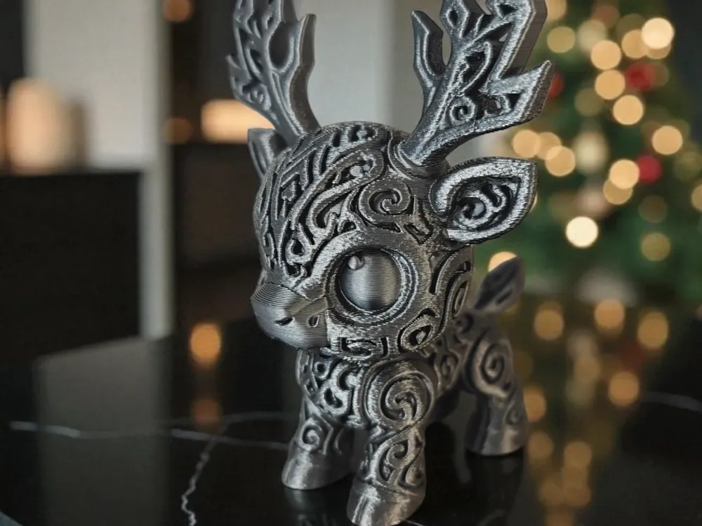 Reno chibi mecha ornamental - Free 3D Print Model - MakerWorld
