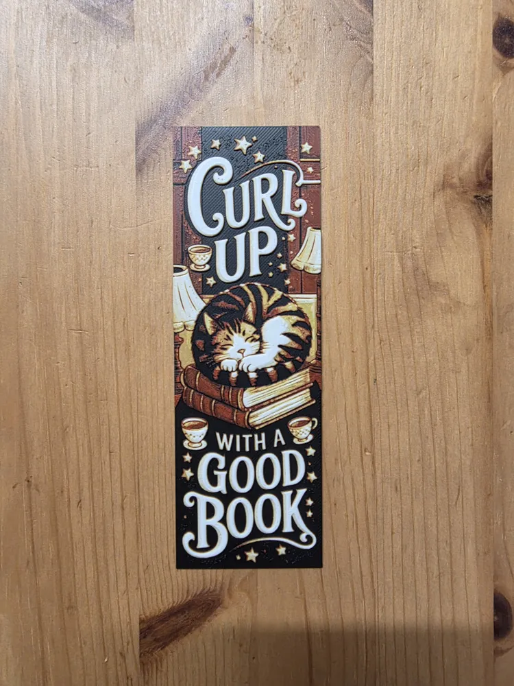 Cat Bookmark - Free 3D Print Model - MakerWorld