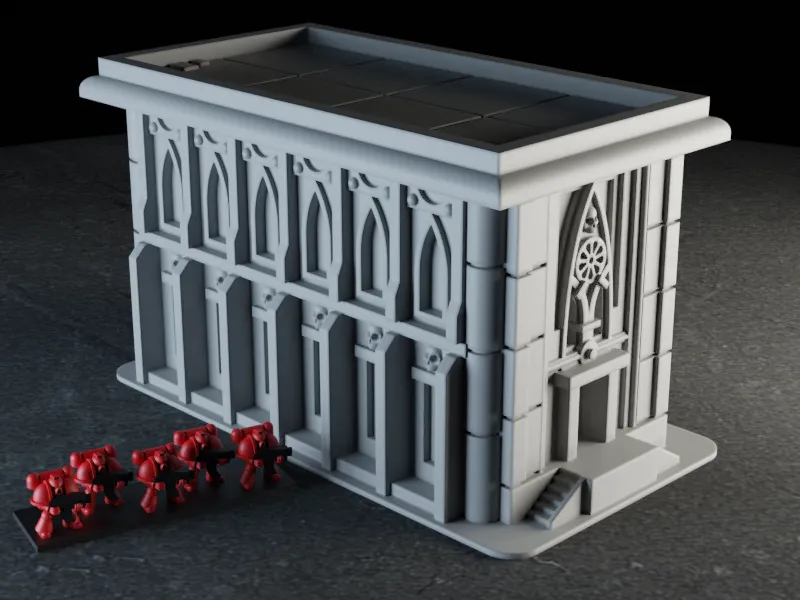 Epic Scale Terrain: Librarium Building by fractalnoise - MakerWorld