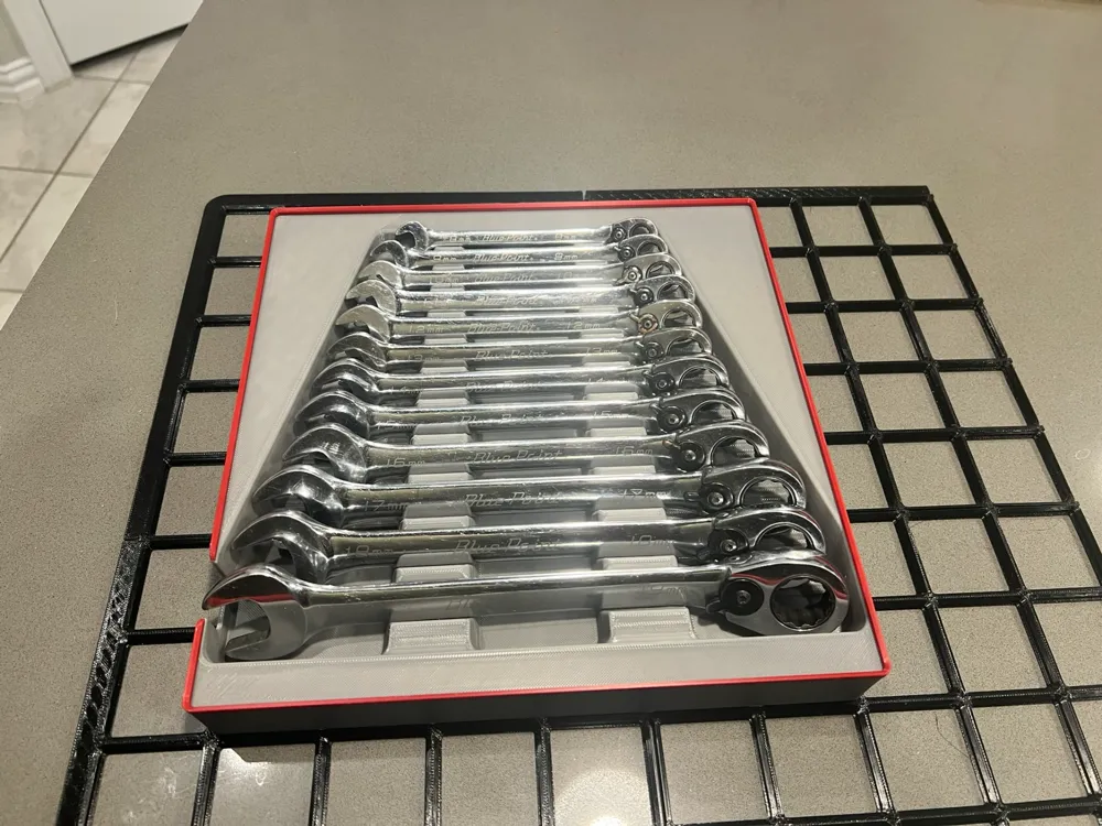Gridfinity Blue-Point Combination Wrench Tray by Levi MakerWorld ...
