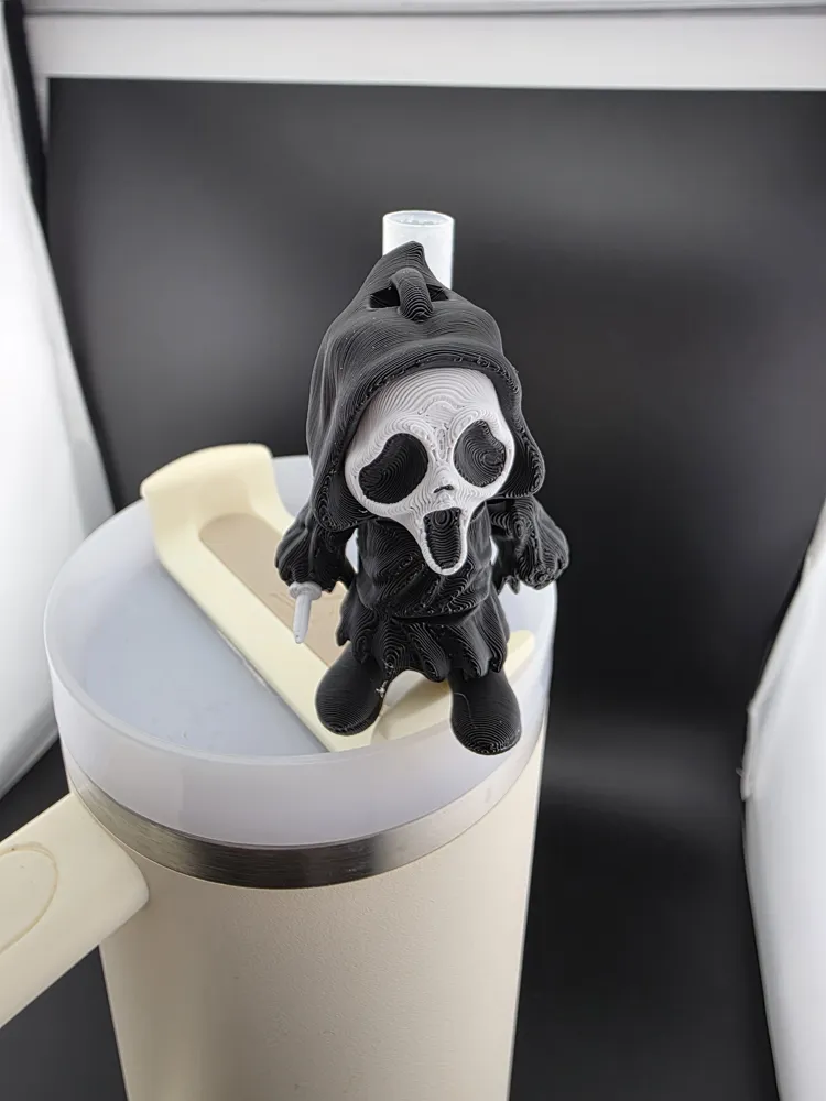 Straw Topper and Backpack Straw Buddy Attachment - Free 3D Print Model ...