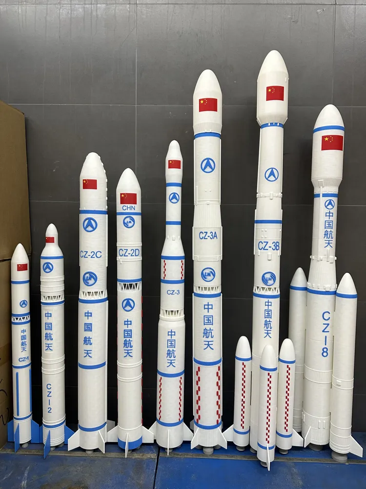 Long March-8 1.01 meters tall 1:50 Multi-part Print Long March-8 Launch ...