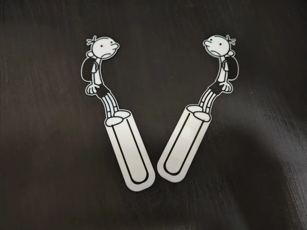 Diary of a Wimpy Kid Bookmark by Smarpix MakerWorld: Download Free 3D ...