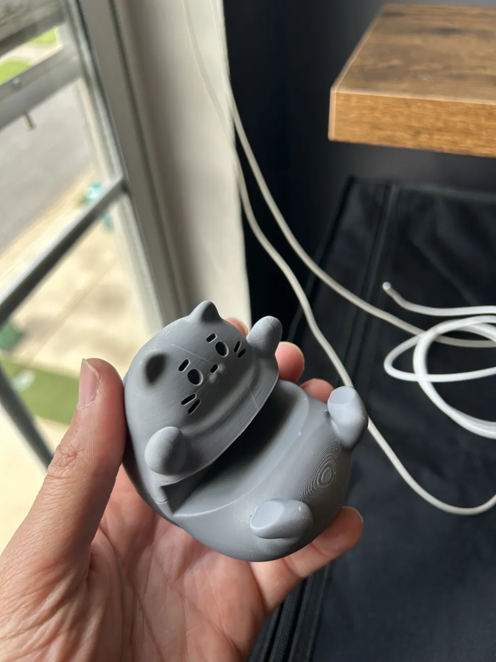 Soporte de Teléfono Gato Gordito - Modelo de impresión 3D gratuito ...