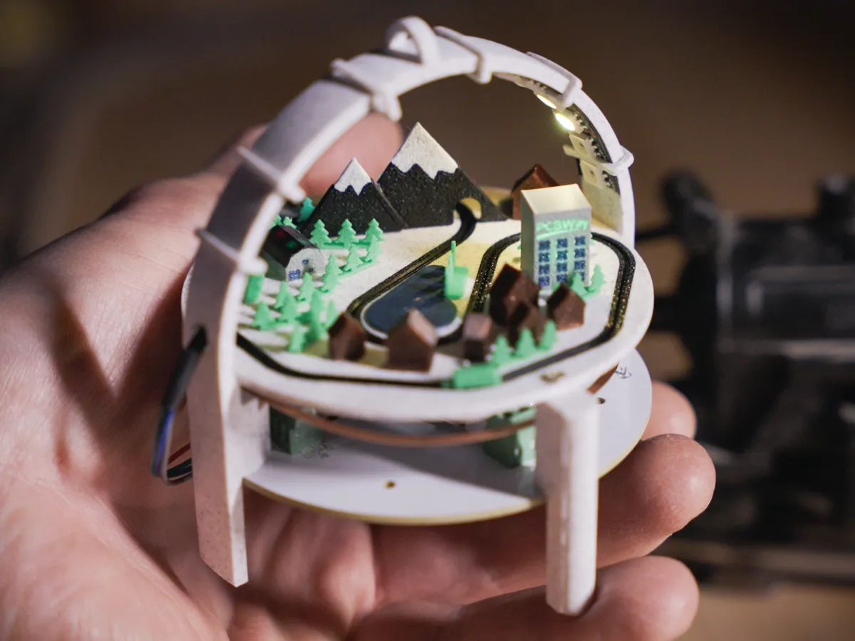 Ornement de Noël train miniature extrêmement petit - Modèle d ...