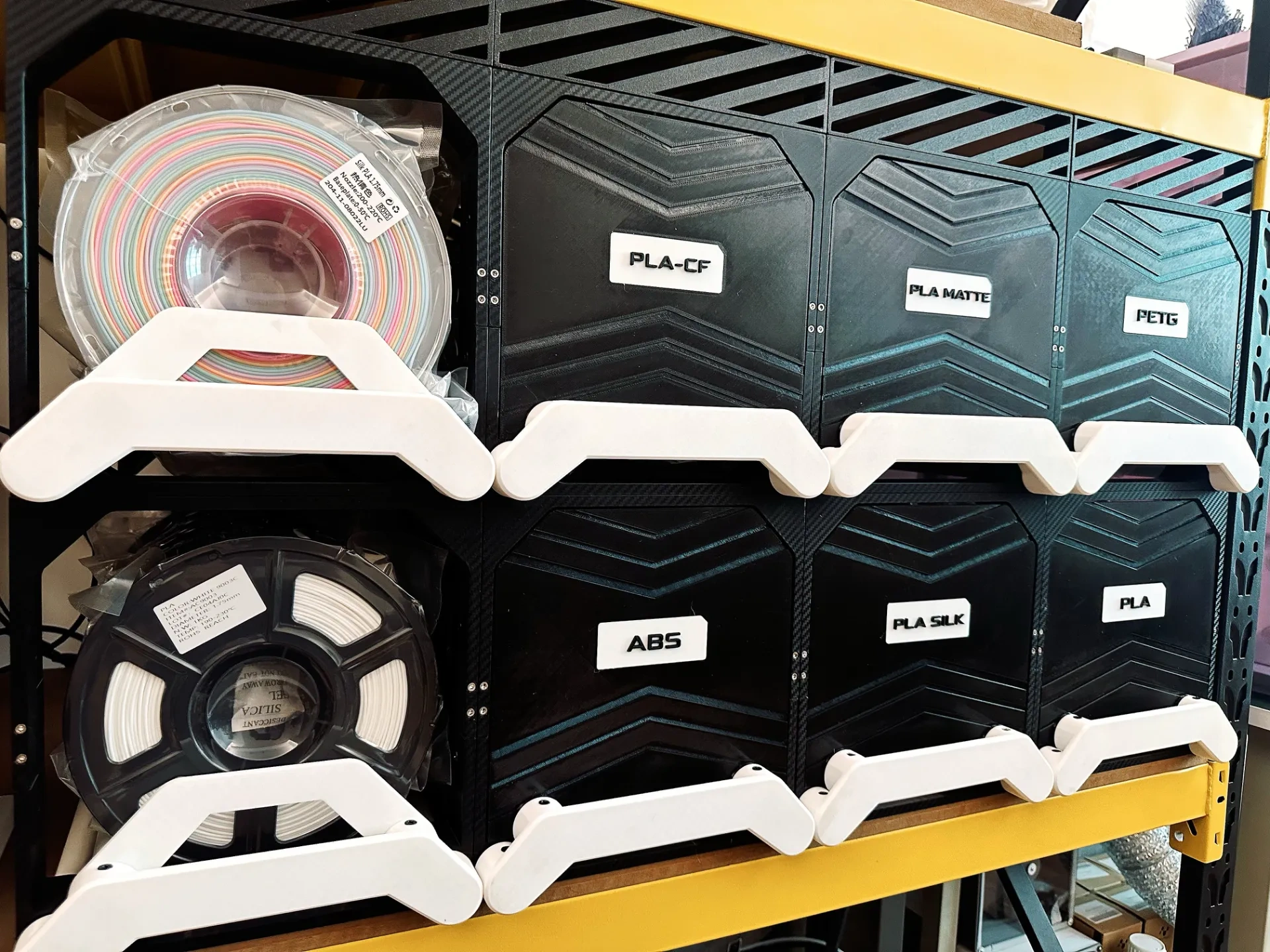 Freely Customizable Filament Storage Bin by 智艺工坊 MakerWorld: Download ...