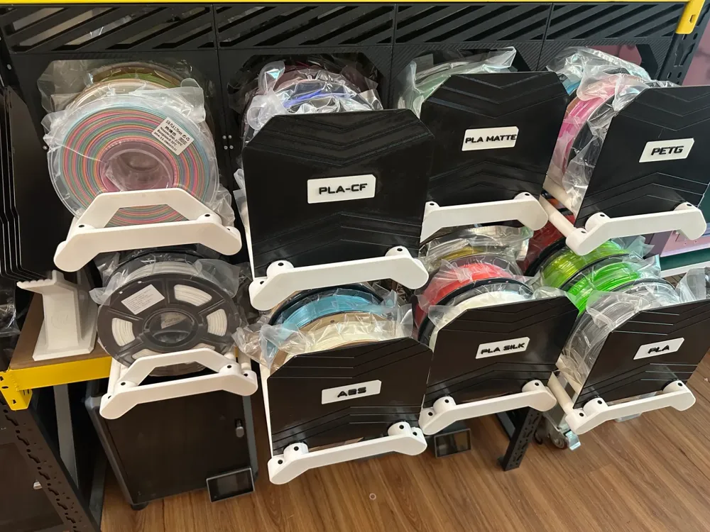 Freely Customizable Filament Storage Bin - Free 3D Print Model - MakerWorld