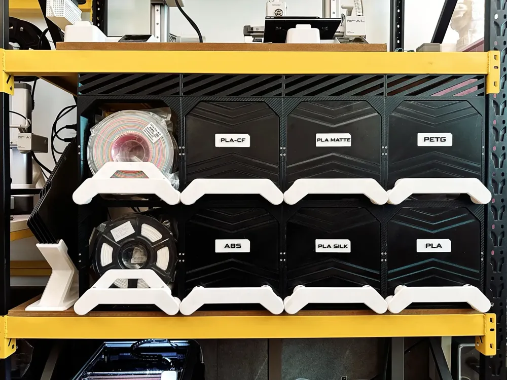 Freely Customizable Filament Storage Bin by 智艺工坊 MakerWorld: Download ...