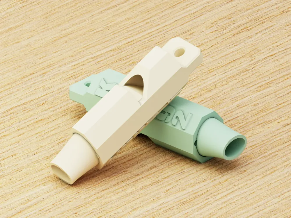 An exceptionally loud whistle, flat-mouth design for easy blowing, no ...