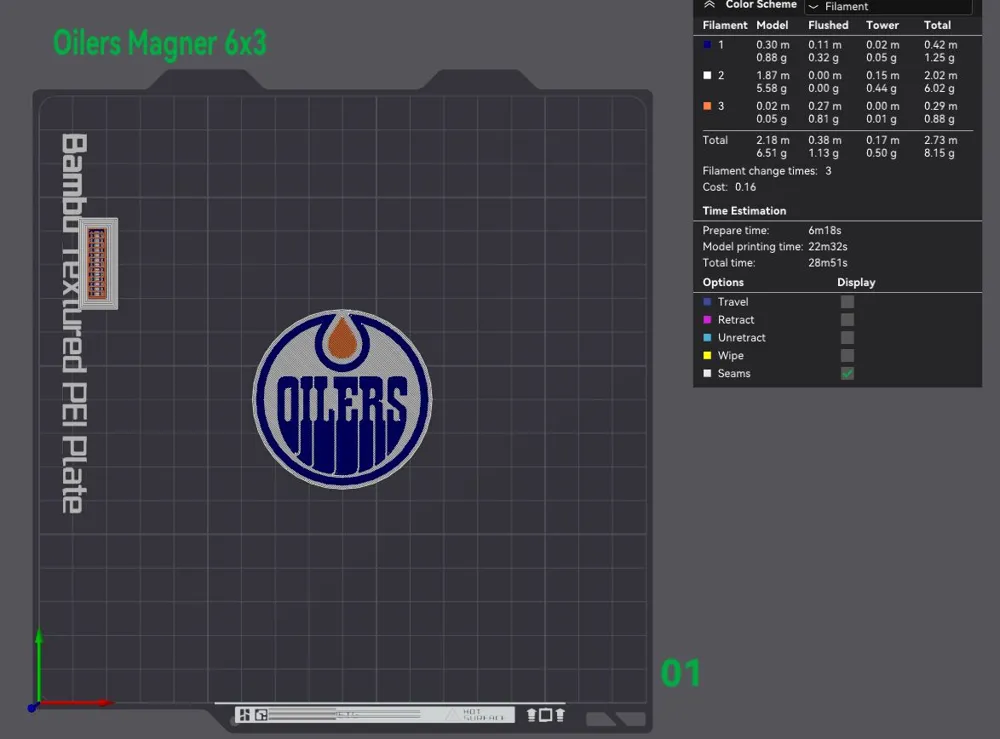 Edmonton Oilers Magnet - Layered Design! by svensonMakerWorld: Download ...
