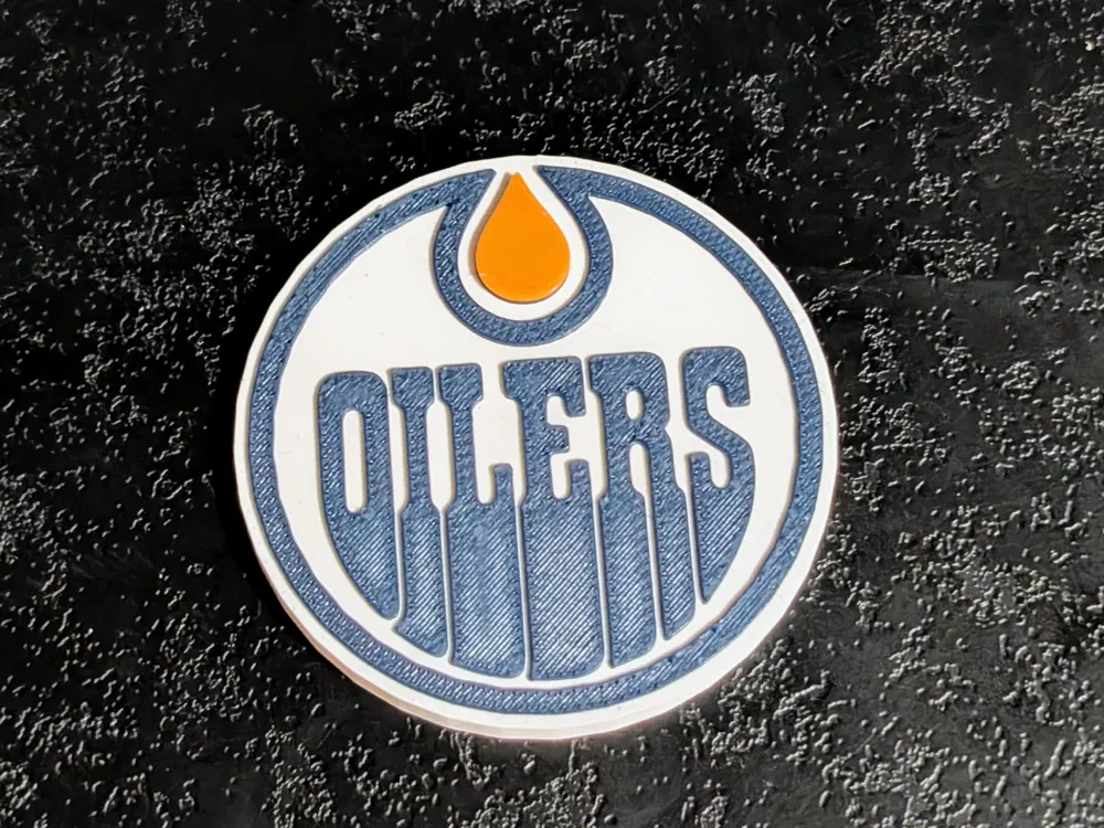 Edmonton Oilers Magnet - Layered Design! by svensonMakerWorld: Download ...