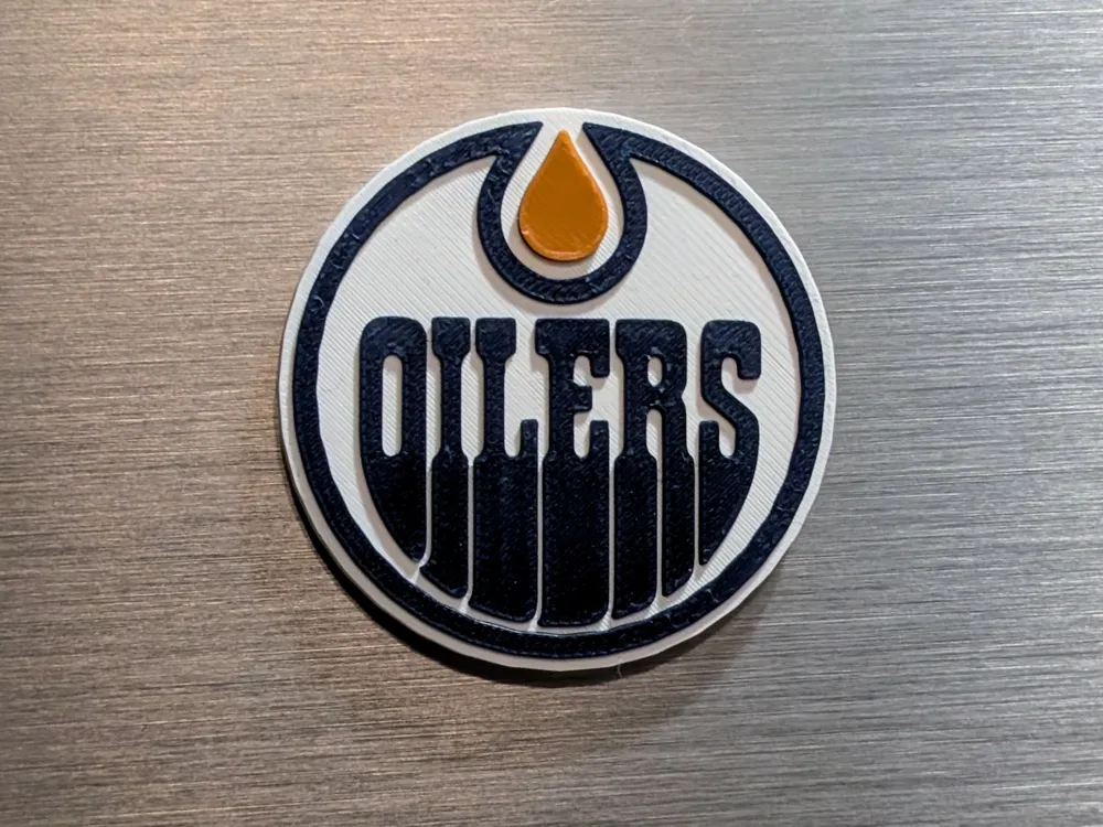 Edmonton Oilers Magnet - Layered Design! by svensonMakerWorld: Download ...
