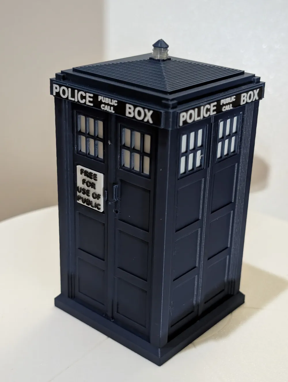 Floating Tardis by user_4060624811 MakerWorld: Download Free 3D Models