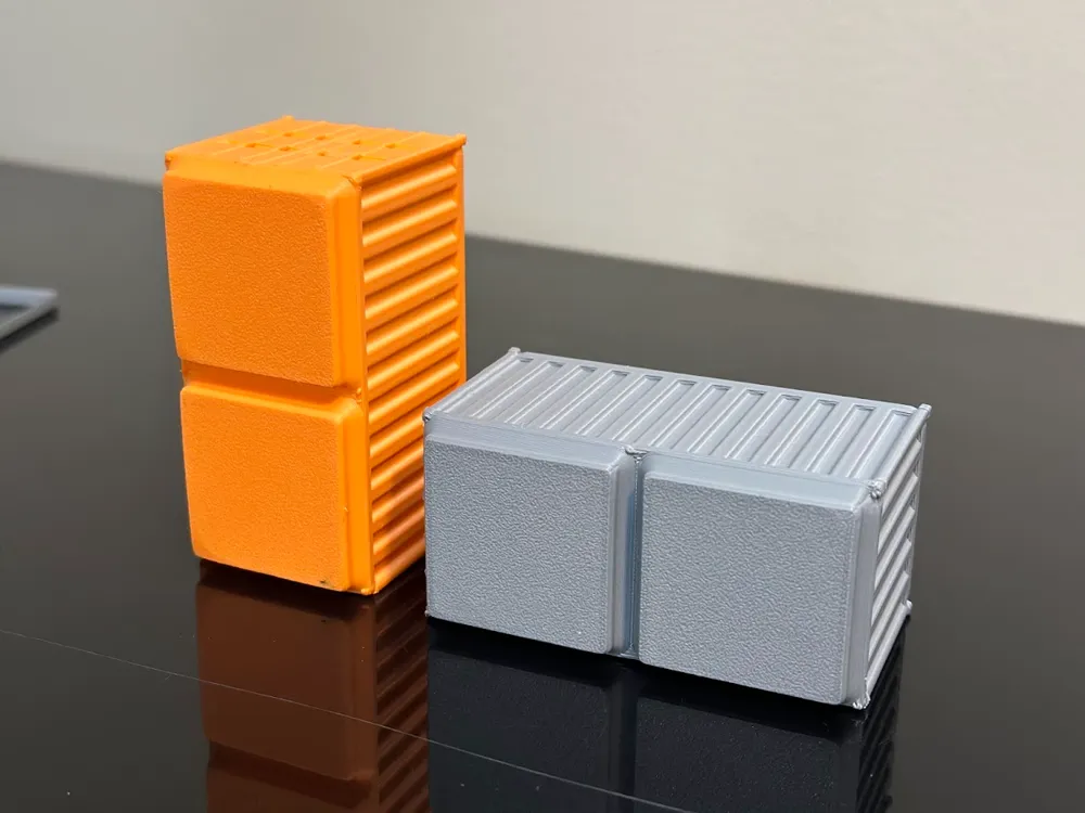 Gridfinity Shipping Containers - Stackable and Lid by penguinprints - MakerWorld