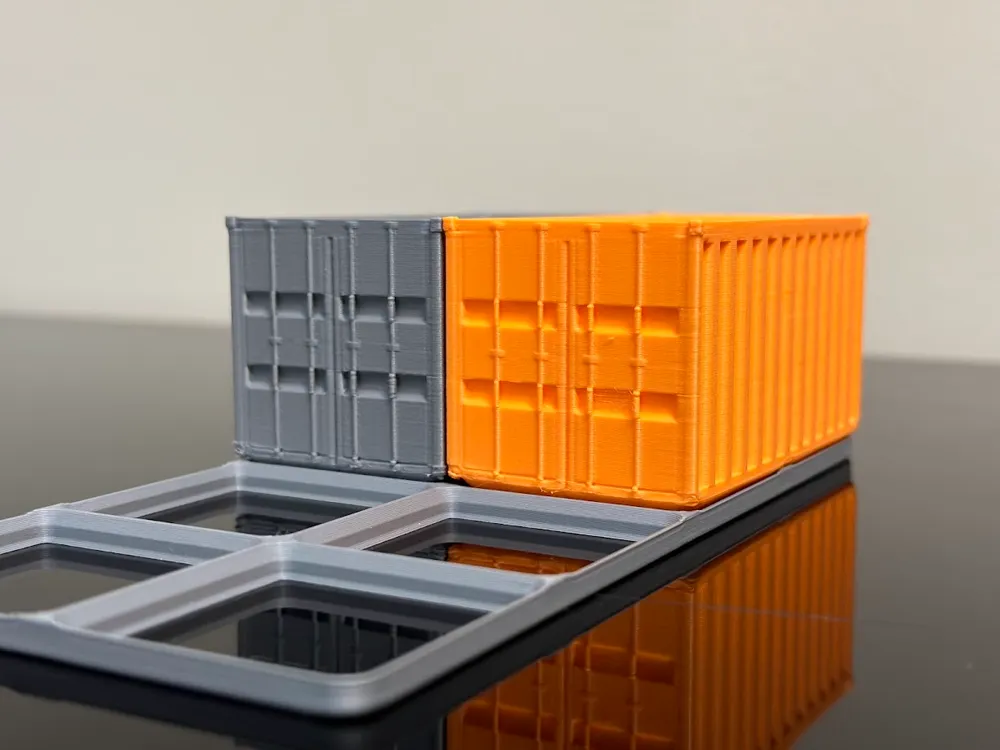 Gridfinity Shipping Containers - Stackable and Lid by penguinprints MakerWorld: Download Free 3D ...