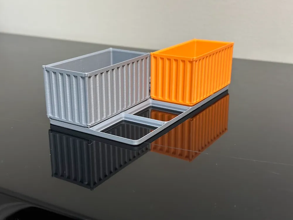 Gridfinity Shipping Containers - Stackable and Lid by penguinprints - MakerWorld