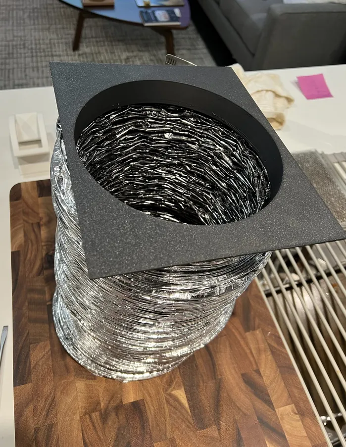 Panasonic Range Hood to Flexible Air Duct Adapter by Toasty - MakerWorld