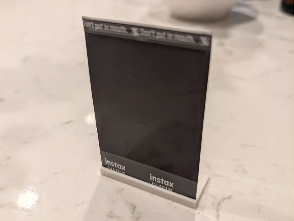 Simple and fast Instax polaroid display - Free 3D Print Model - MakerWorld
