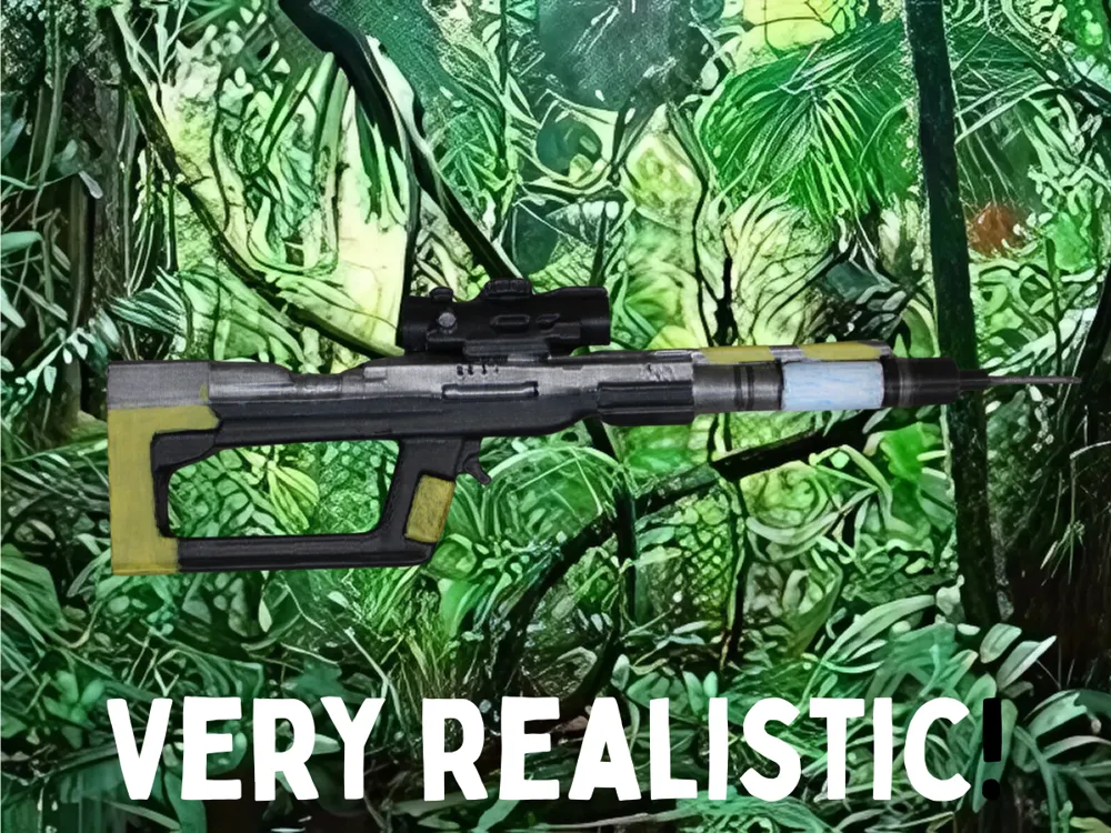 Jurassic World Rebirth Zora Bennett's DNA gun - Free 3D Print Model ...