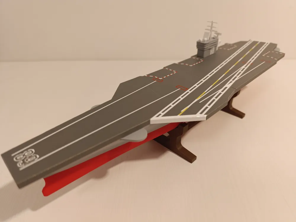 USS Nimitz aircraft carrier - Free 3D Print Model - MakerWorld