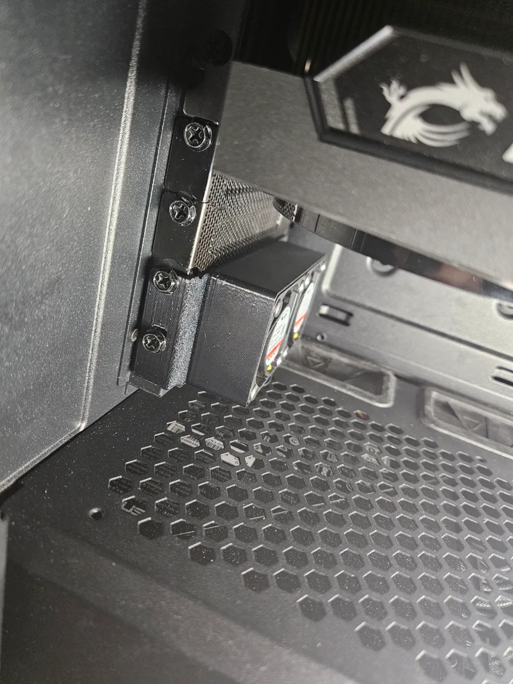PCIE挡板4CM风扇支架 PCIE Slot Cover 40mm fan bracket - Free 3D Print Model ...
