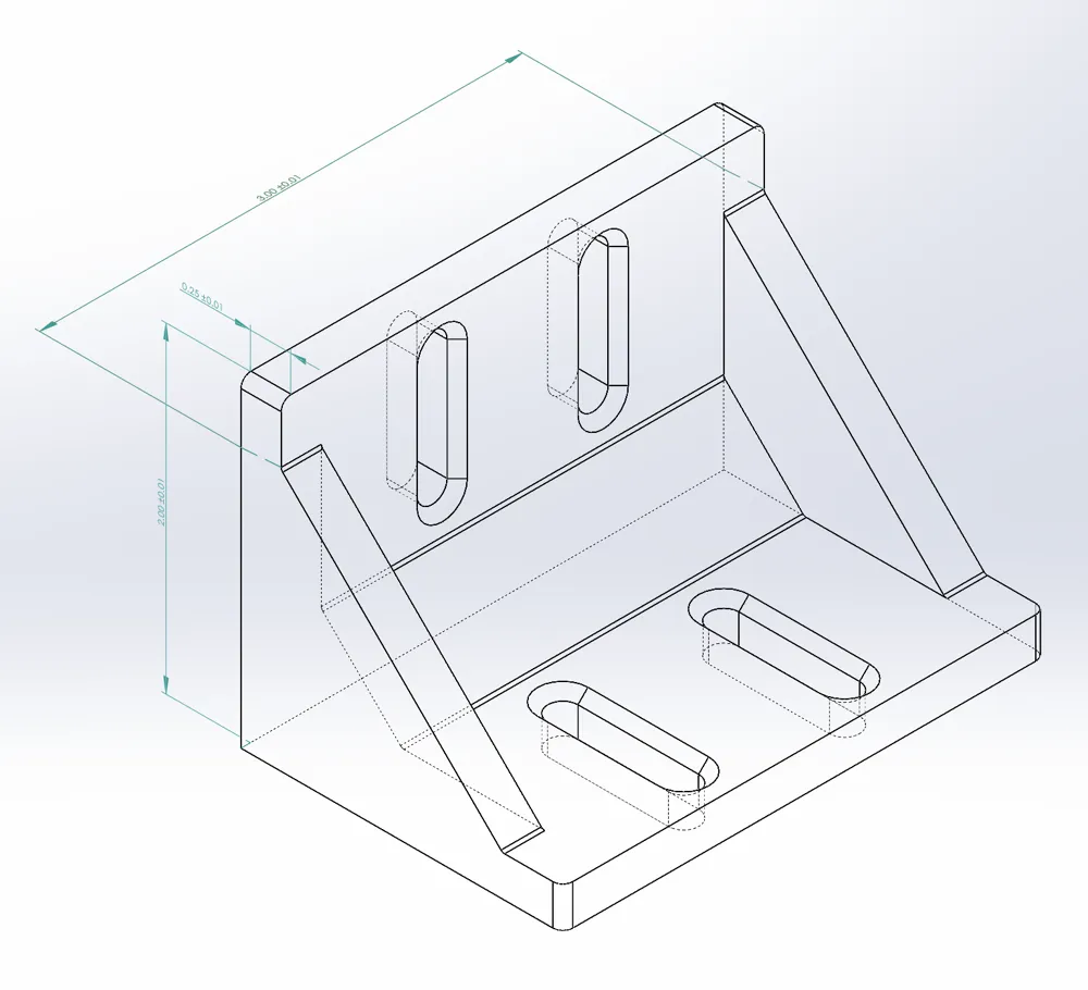2 sided corner bracket series 5 (Slot) by JH&N 3D - MakerWorld