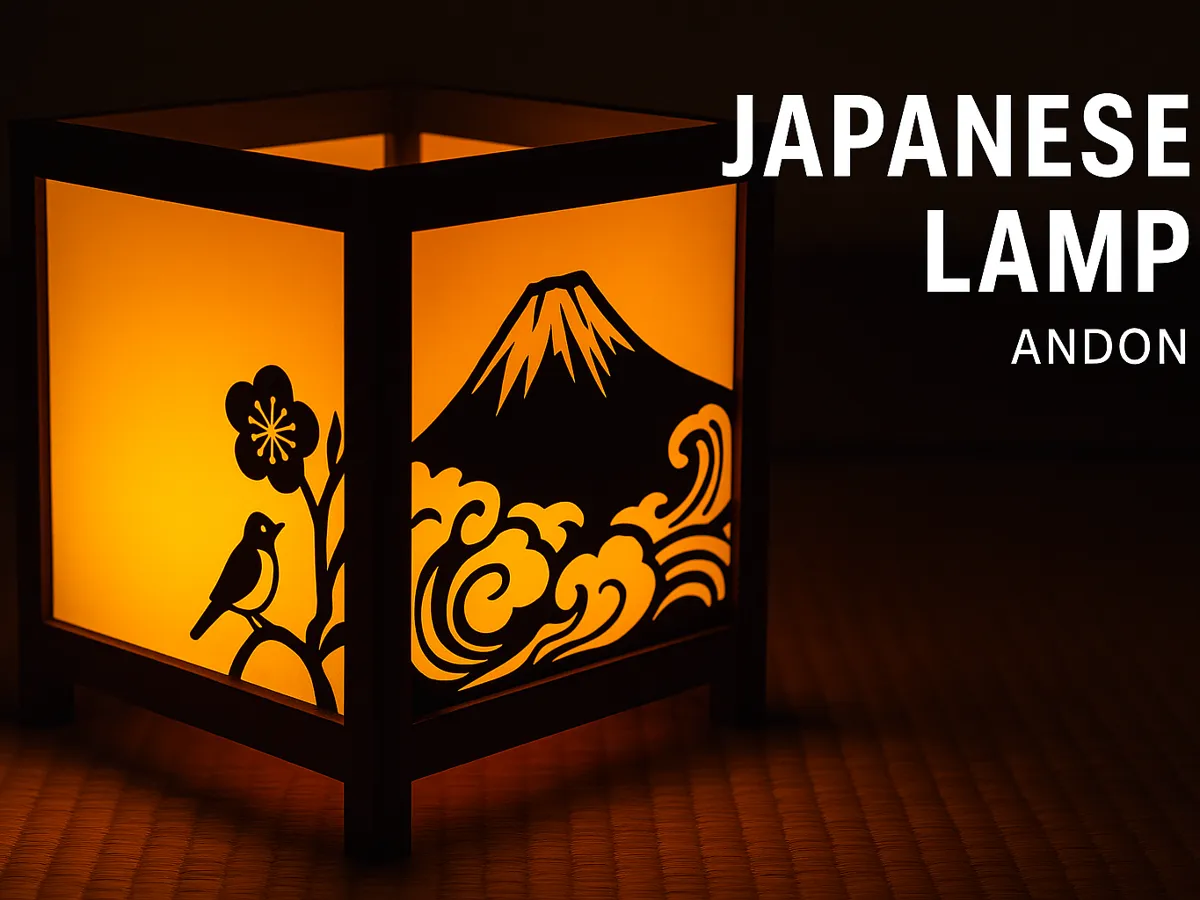 Andon – A Japanese Paper Like Lamp by Nanashi MakerWorld: Download Free ...