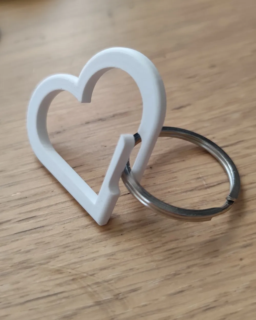 Heart shape- keychain ring by Mr.YuriJ MakerWorld: Download Free 3D Models
