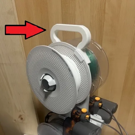 Vertical AMS Lite TOP handle - Free 3D Print Model - MakerWorld