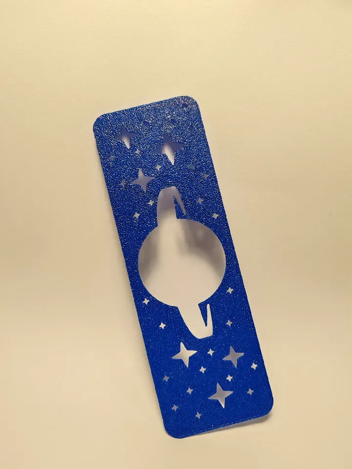 Bookmark with planet and stars - Free 3D Print Model - MakerWorld