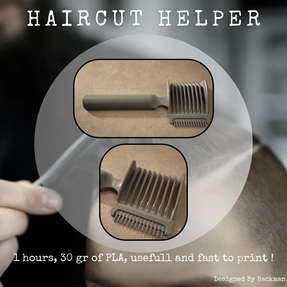Haircut Helper - Free 3D Print Model - MakerWorld