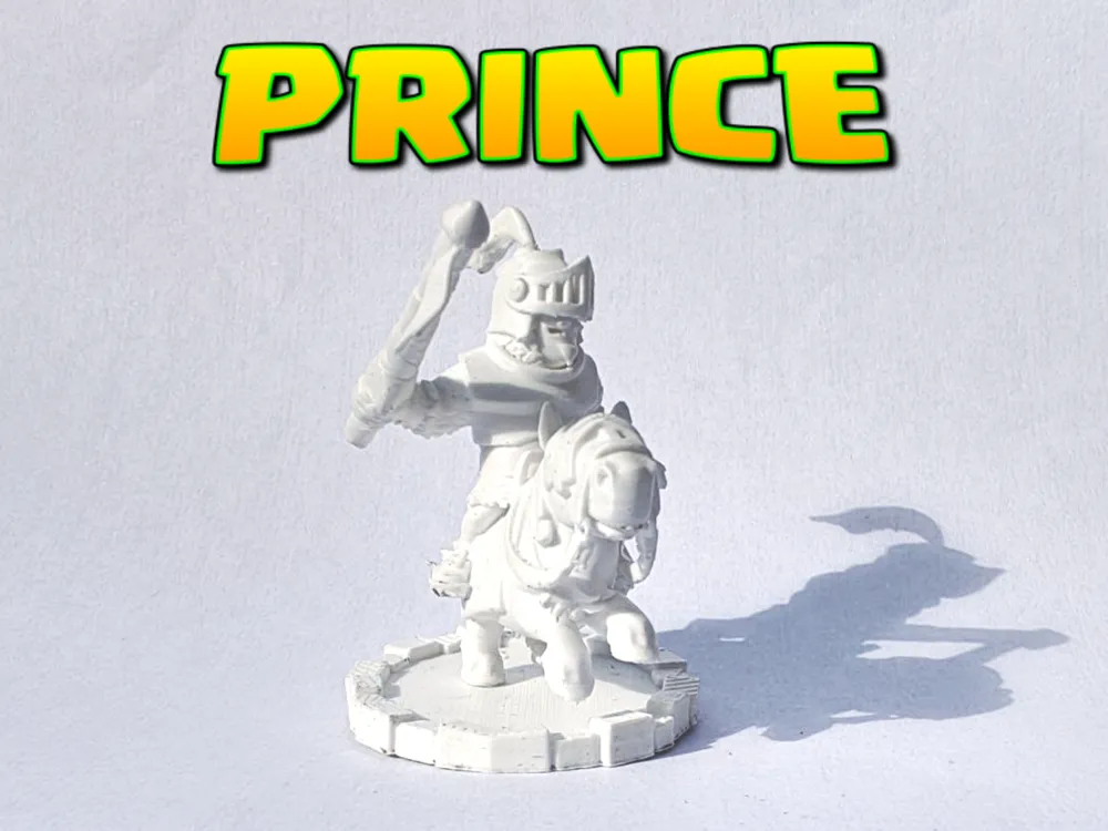 PRINCE Clash Royale - Free 3D Print Model - MakerWorld