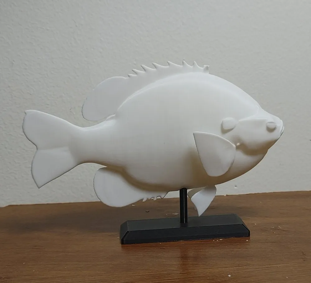 Bluegill Fish Mount 2 by Fish Prints MakerWorld: Download Free 3D Models