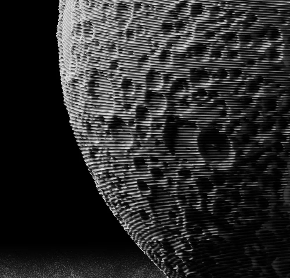 Moon Planter with Base - Free 3D Print Model - MakerWorld
