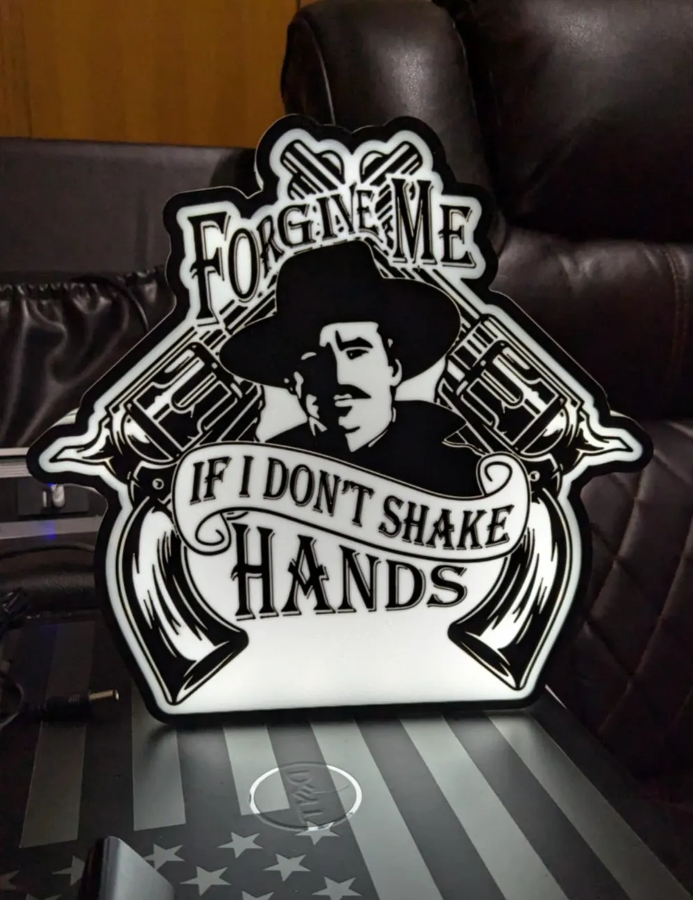 Doc Holiday Lightbox by jmp7624 - MakerWorld