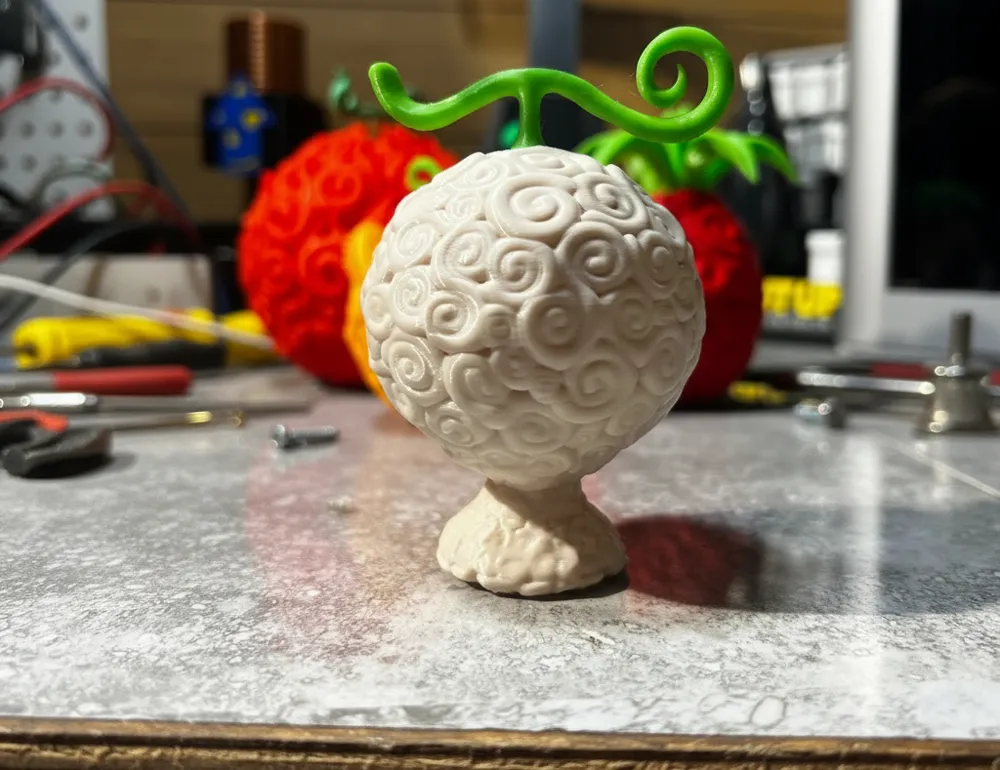 Mochi Mochi no Mi (Mochi-Mochi Fruit) - Free 3D Print Model - MakerWorld