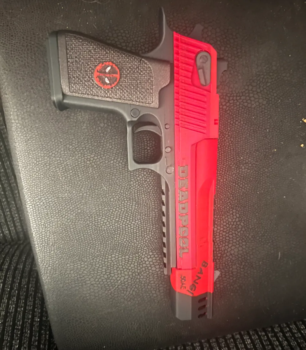DEADPOOL Desert Eagle Gun by Maximum Effort MakerWorld: Download Free ...