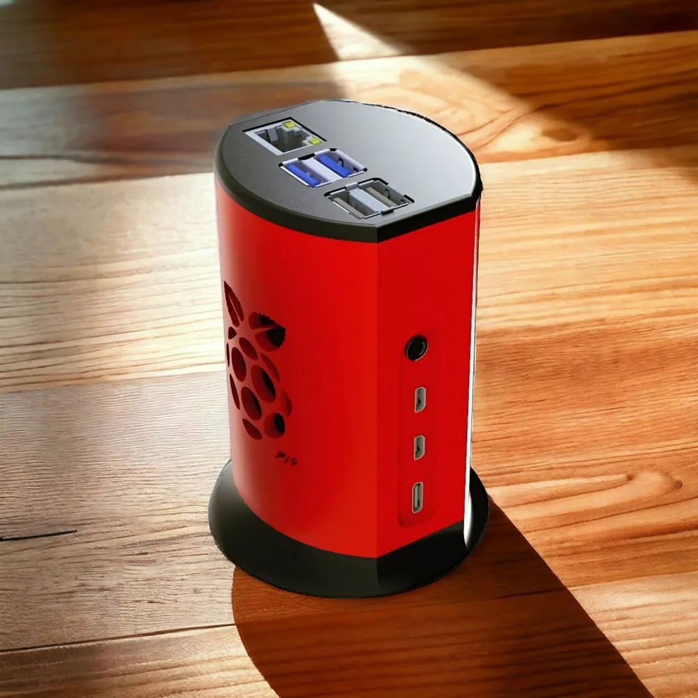 Raspberry Pi Cases Tower (ZERO/Pi3/Pi4/Pi5) with Fan Support by ...