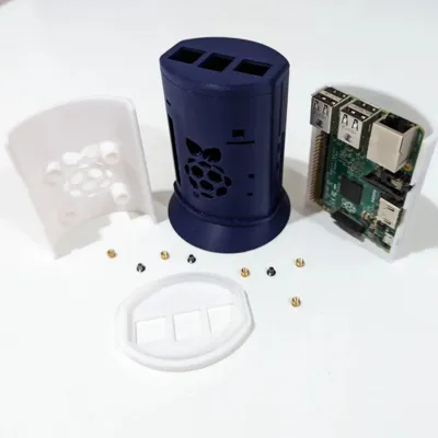 Raspberry Pi Cases Tower (ZERO/Pi3/Pi4/Pi5) with Fan Support by ...