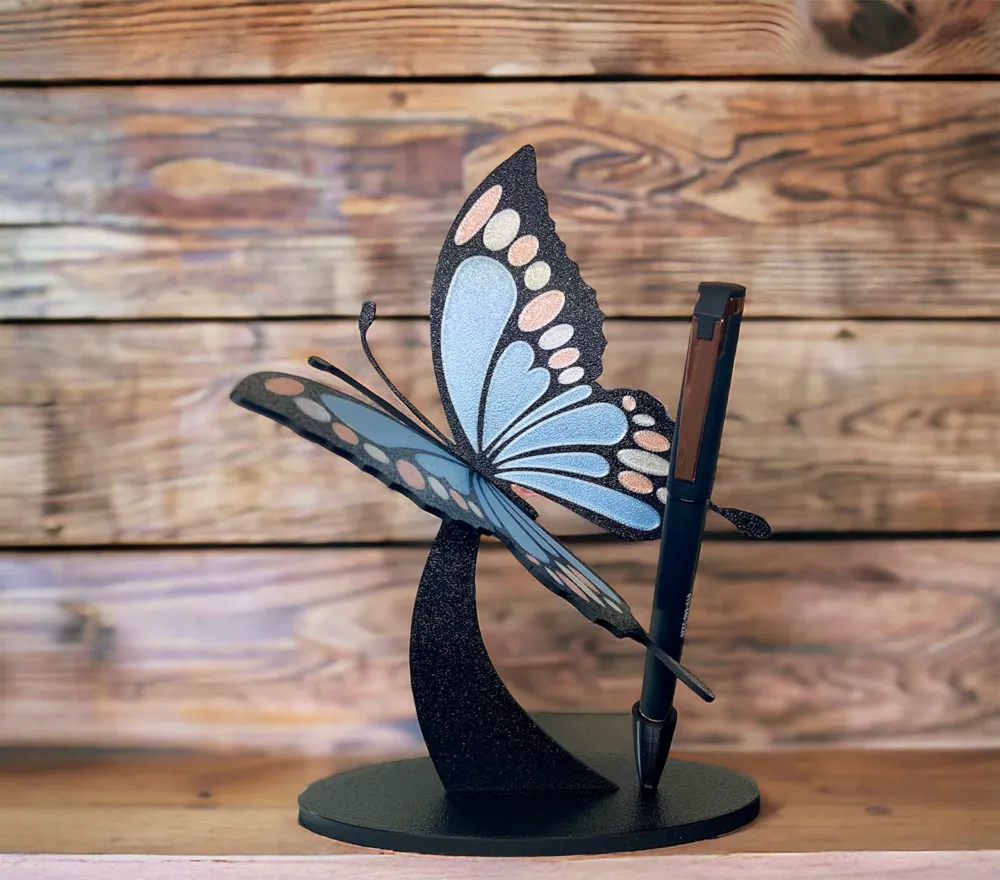 Butterfly pen holder by Slowpoke's Workshop - MakerWorld