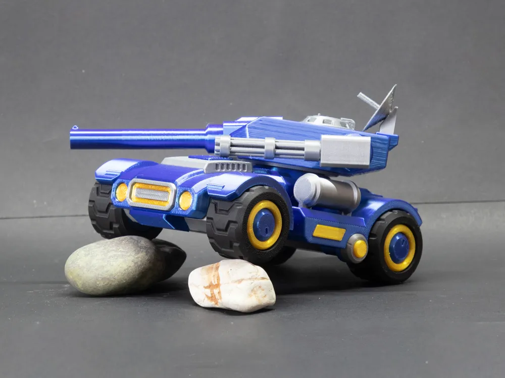 Wheeled Mech War Machine 007 (Movable Turret, No Hardware Needed, Pre ...