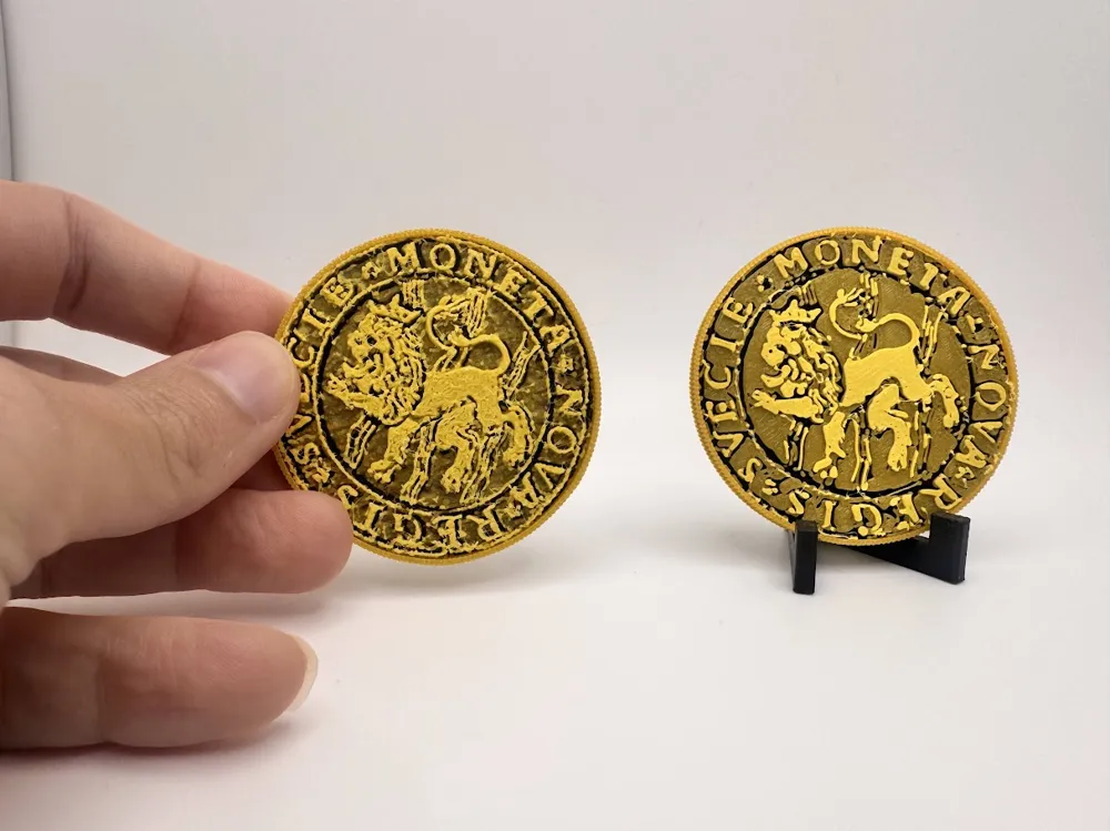 Moneda de Ultrakill (Johan III Tipo 1 Marco sueco de 3) por Kopp3D ...